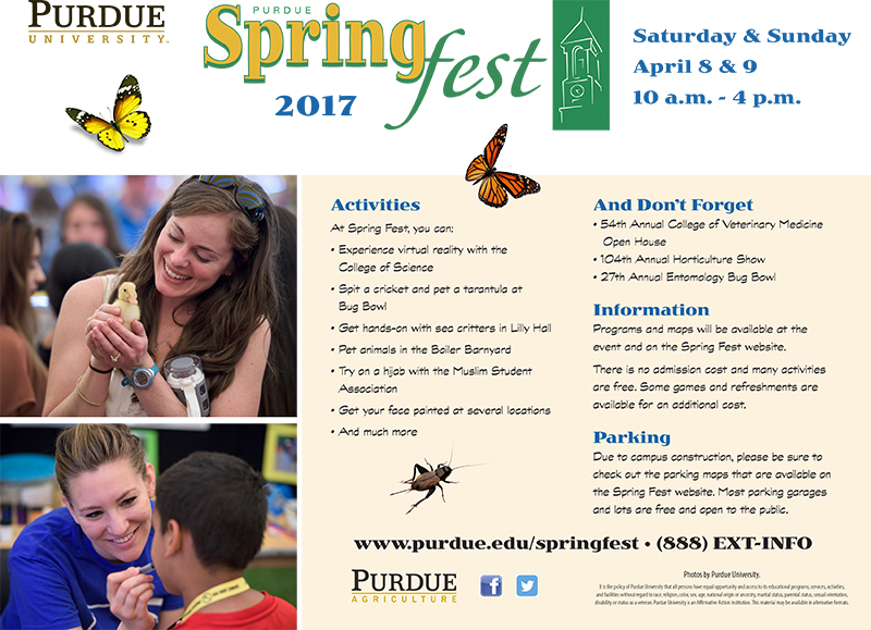 Purdue Springfest 2017 - Department of Biological Sciences - Purdue ...
